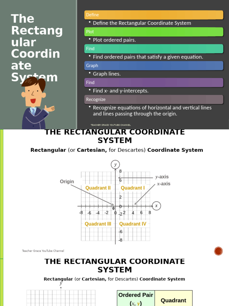 Rectangular Coordinate System | PDF