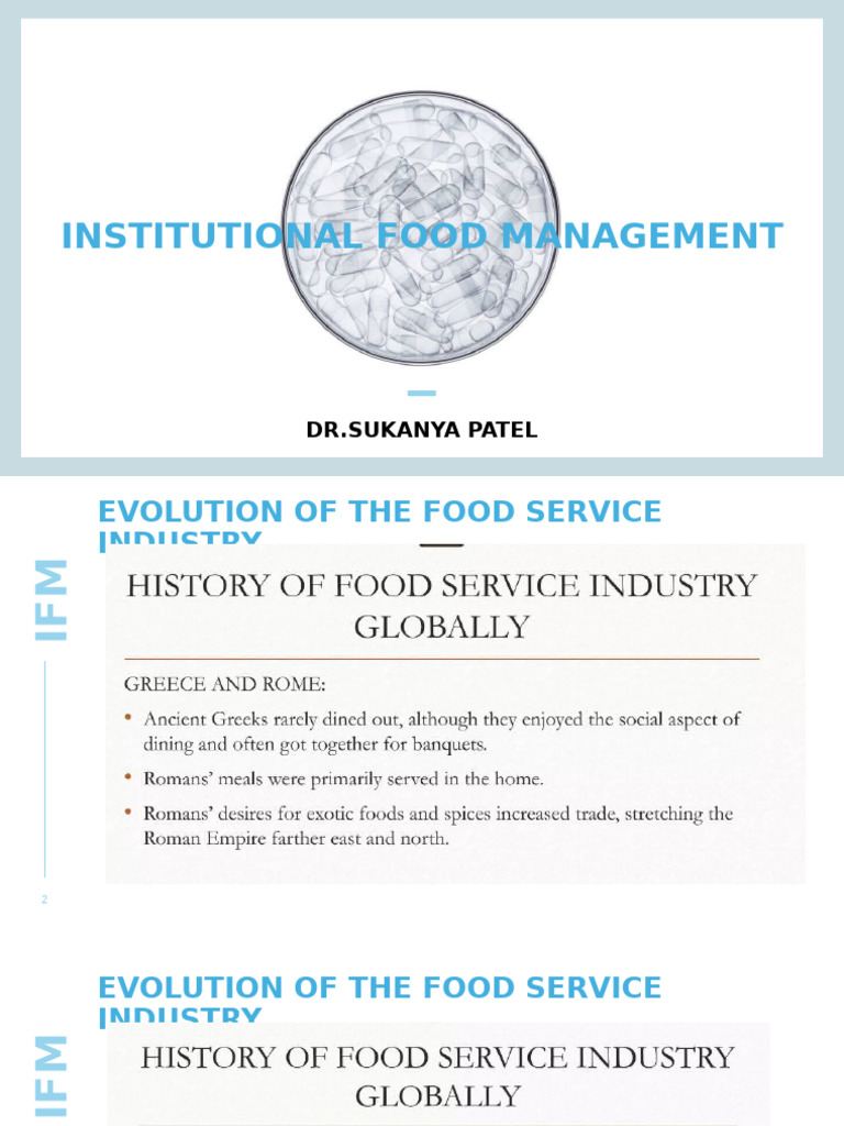 Institutional Food Management | PDF