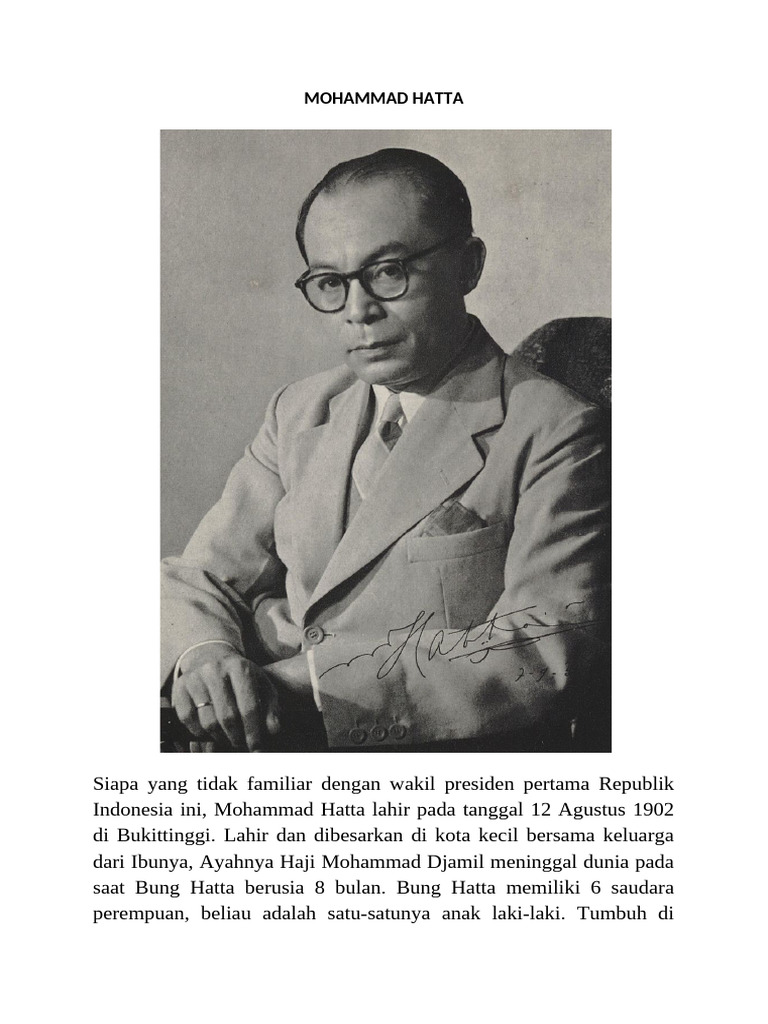 Mohammad Hatta | PDF