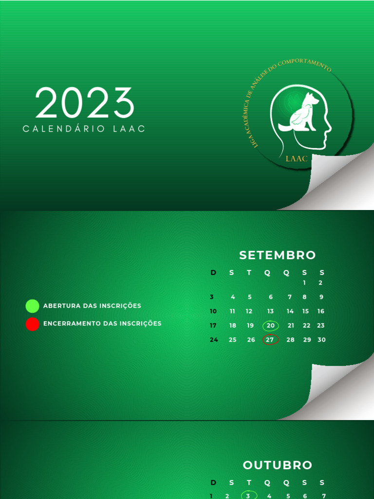 Calendário-LAAC 2023.2 PDF | PDF