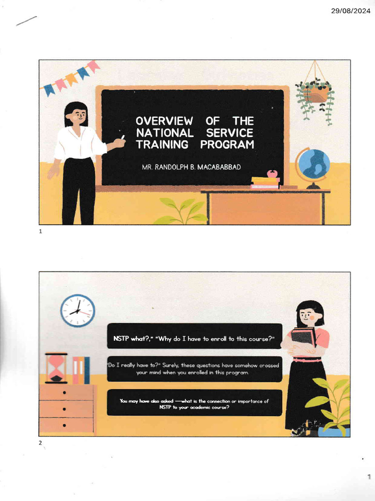 Lesson 1 in NSTP | PDF