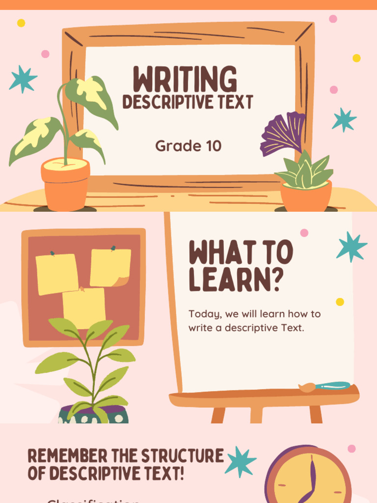 WRITING DESCRIPTIVE TEXT | PDF