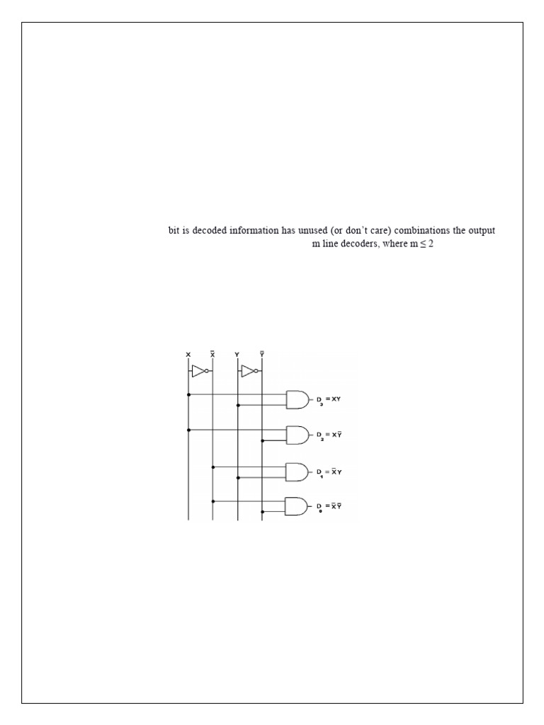 Construction of Simple Decoder Circuit Using Logic Gates. | PDF ...