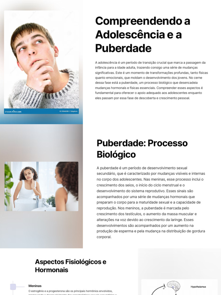 Compreendendo A Adolescencia e A Puberdade PDF | PDF