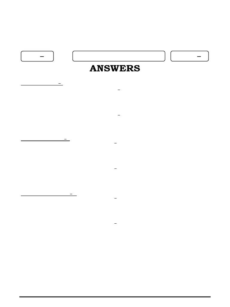 JEE Advanced Paper - 02 Ans | PDF