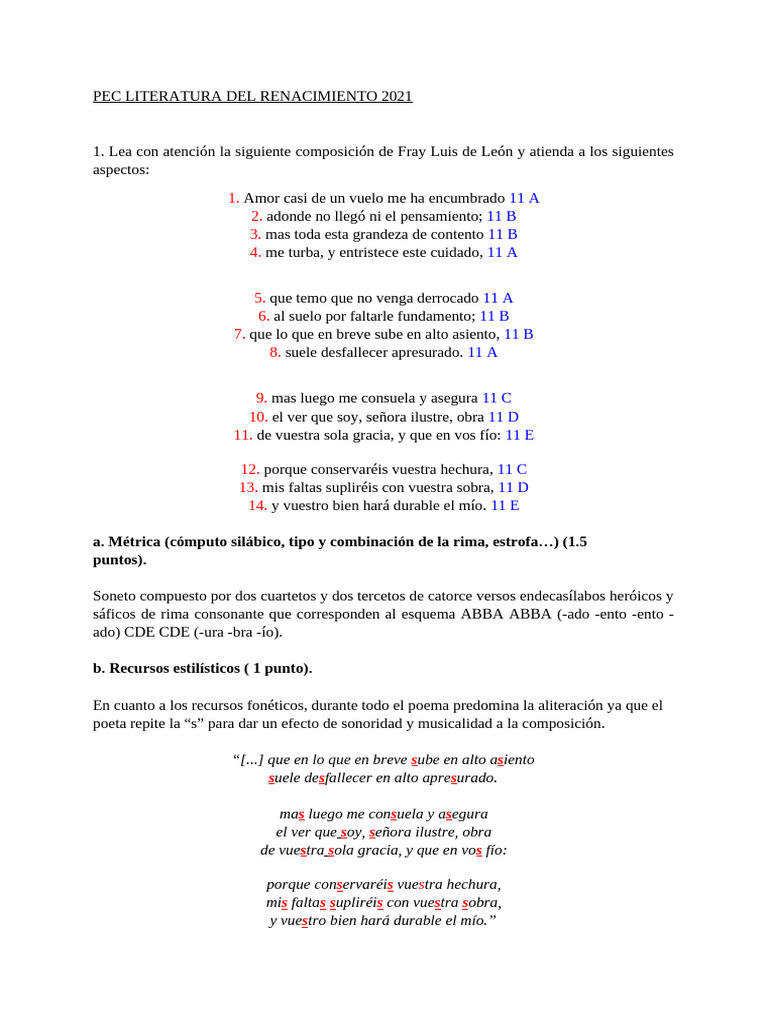 Pec 1 Definitiva | PDF | Spanish Writers | Spanish Literature