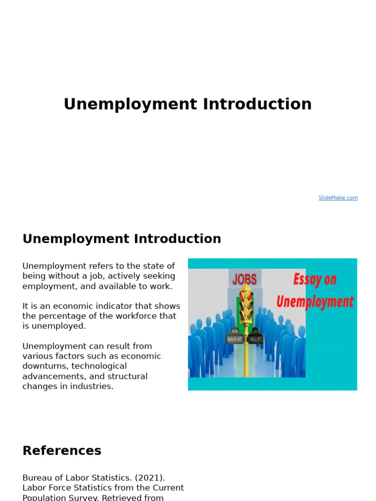 Unemployment Introduction | PDF