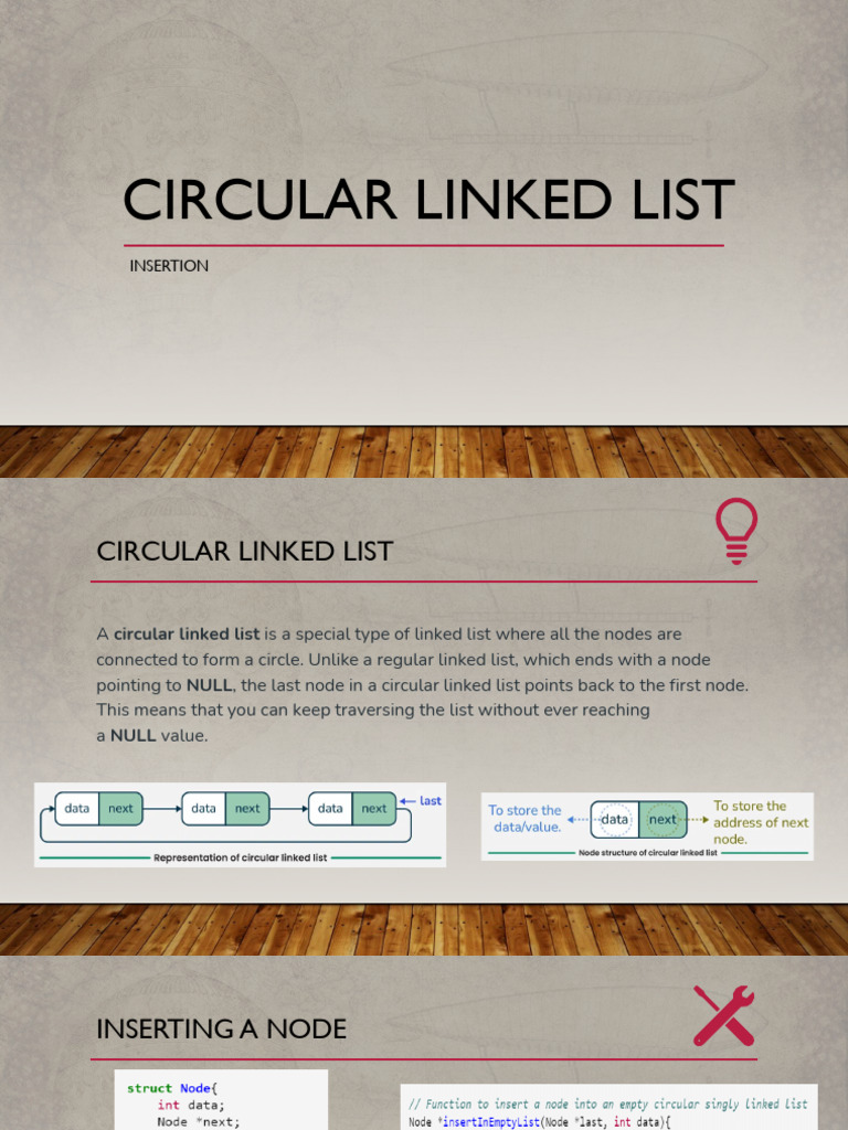 Circular Linked List | PDF