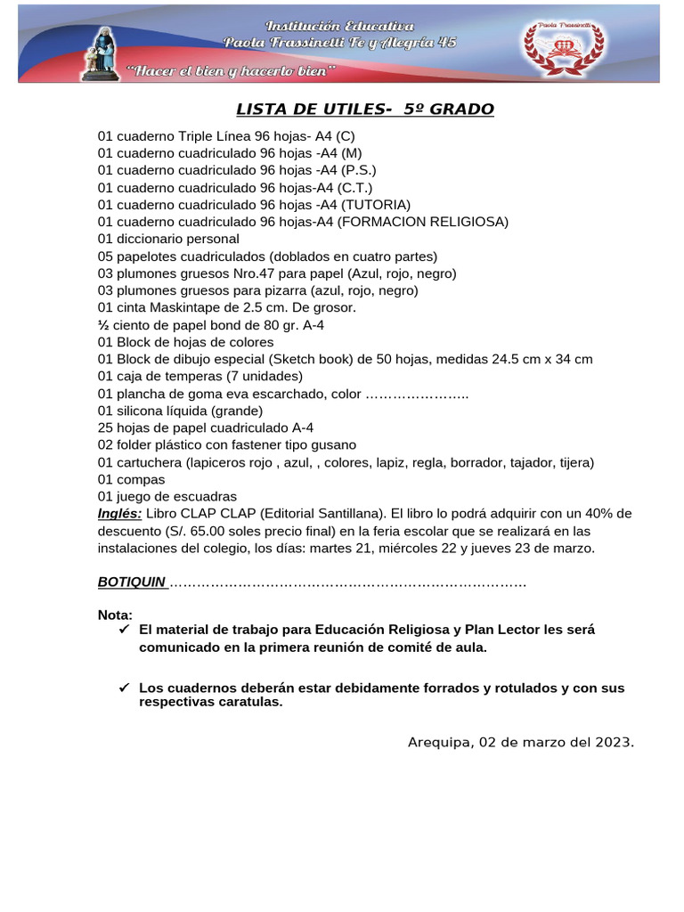 Lista | PDF