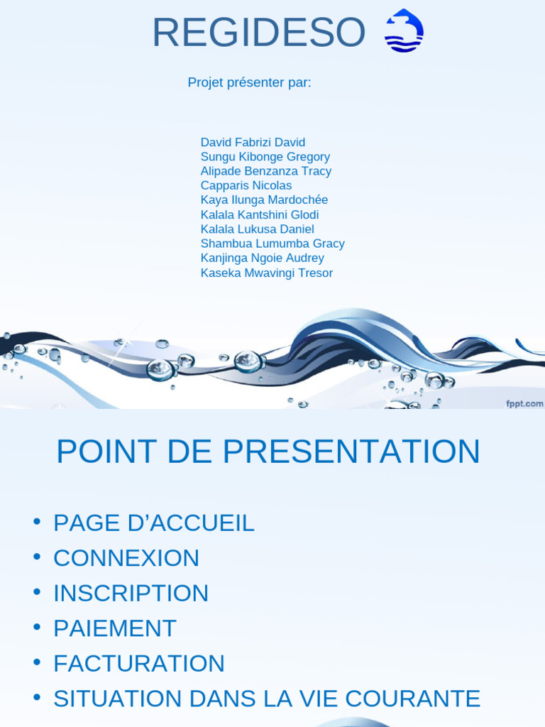 Powerpoint Regideso | PDF