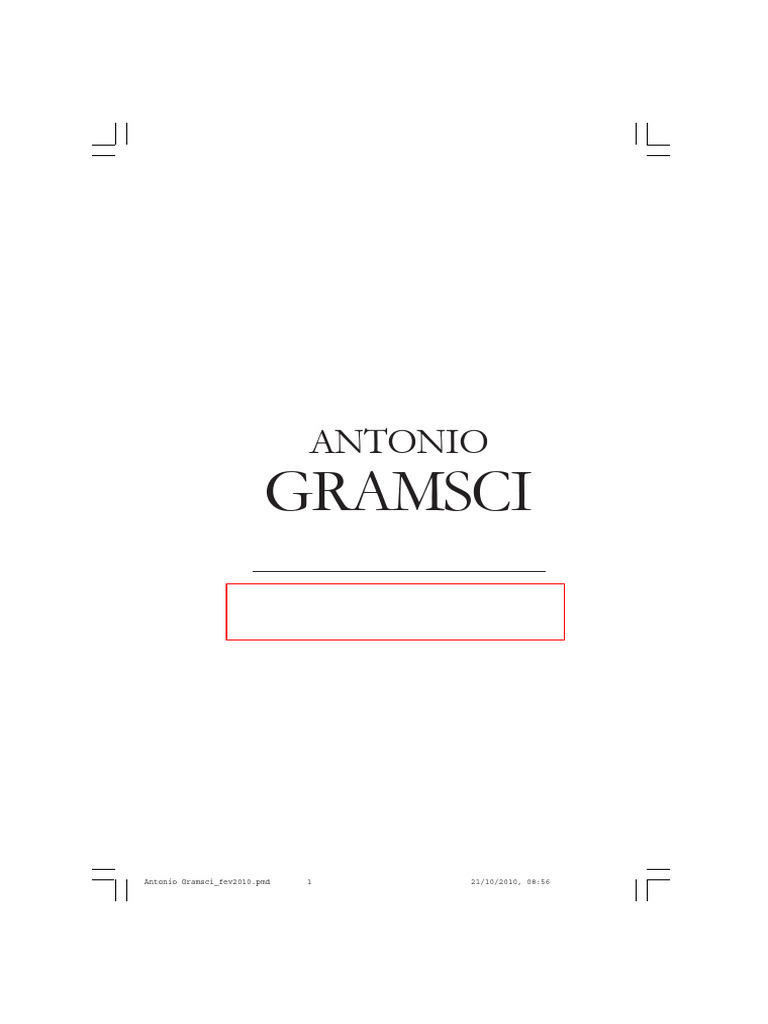 Antonio Gramsci Pdf