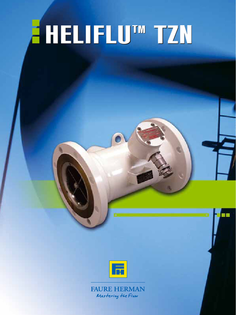 Faure Hermann Turbine Flowmter TZN Model Summary | PDF