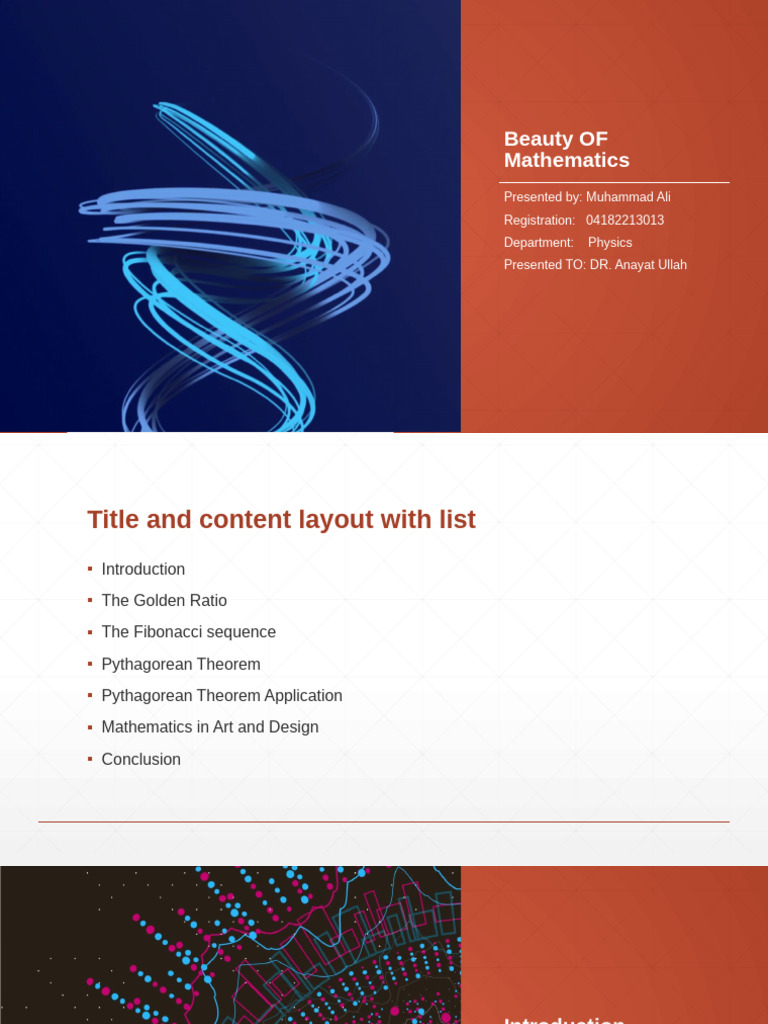 Beauty OF Mathematics | PDF | Mathematics | Teaching Methods & Materials