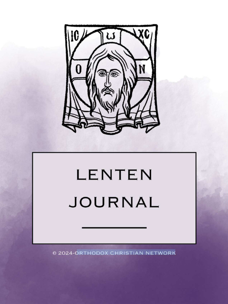 Lenten Journal 2024 | PDF