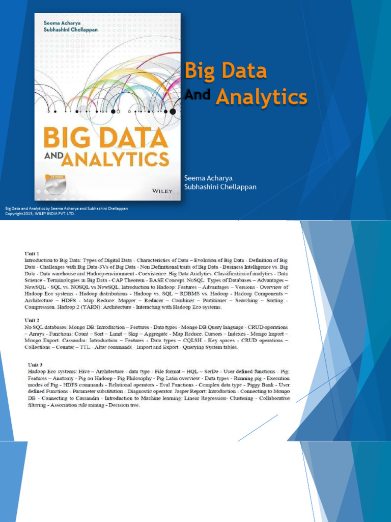 Chapter 1 To Chapter 3 BDA | PDF