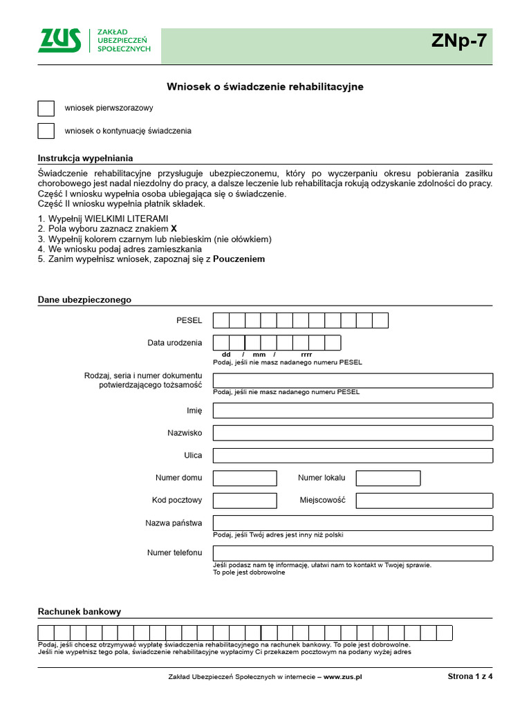 ZNp-7 - Pobierz I Wydrukuj | PDF