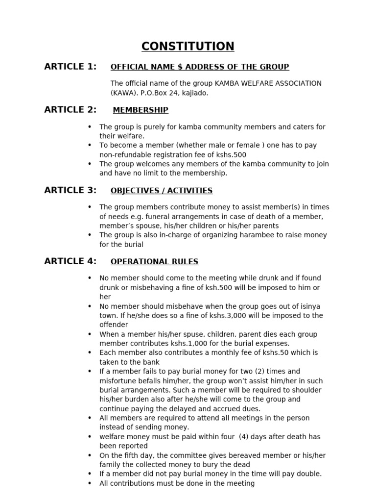 Constitution (1) 11 | PDF