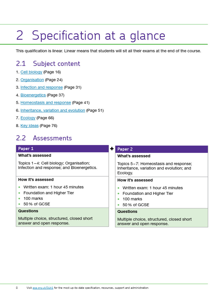 Aqa 8461 SP 2016 | PDF