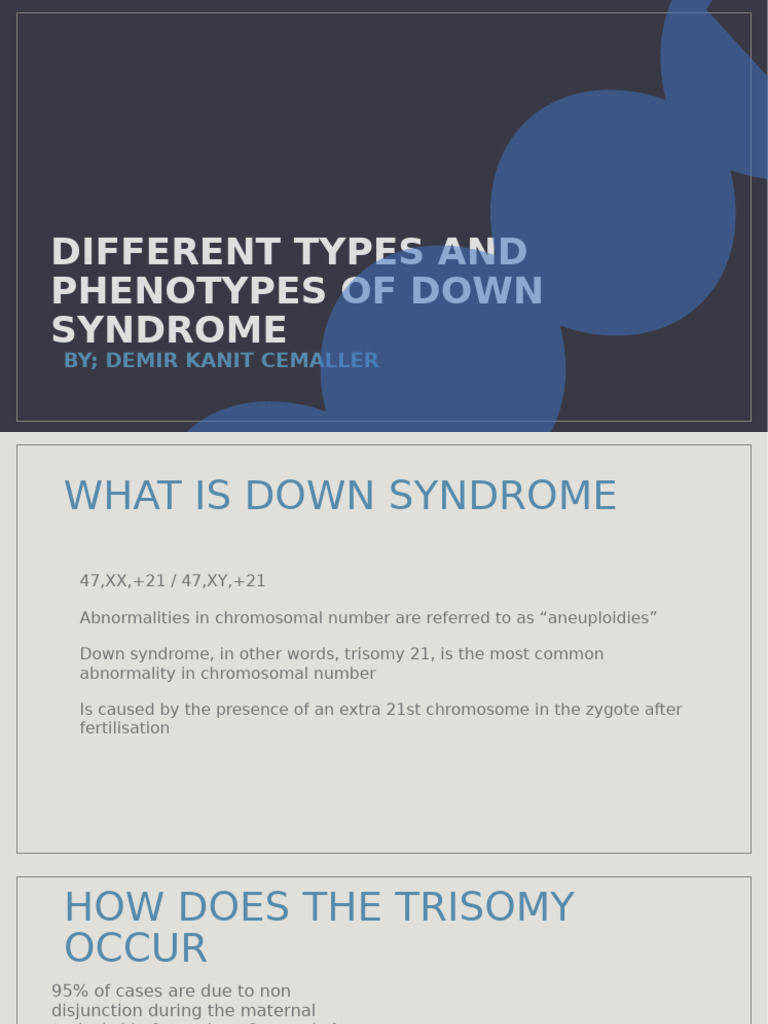 Down Syndrome | PDF