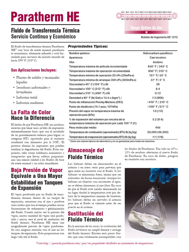 PDS Paratherm HE (Es) | PDF
