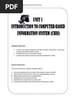 Overview of Computer-Based Information Systems | PDF | Information ...