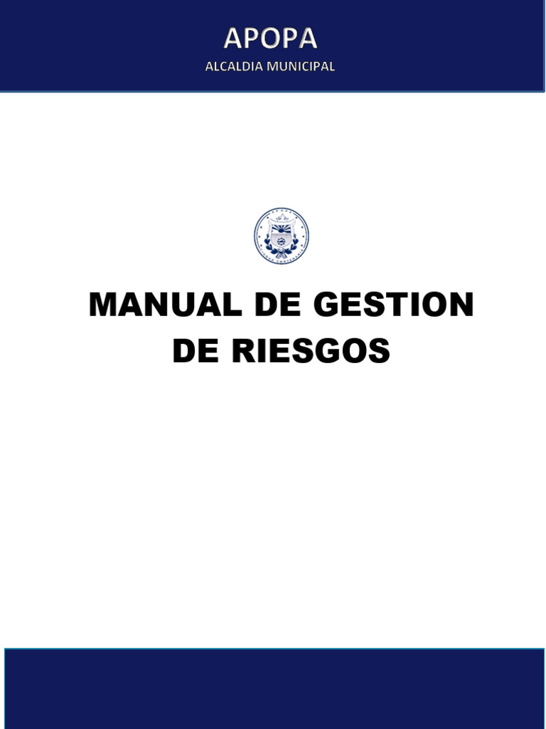 20 Uaip-002-2024 - Manual - de - Gestion - de - Riesgos | PDF