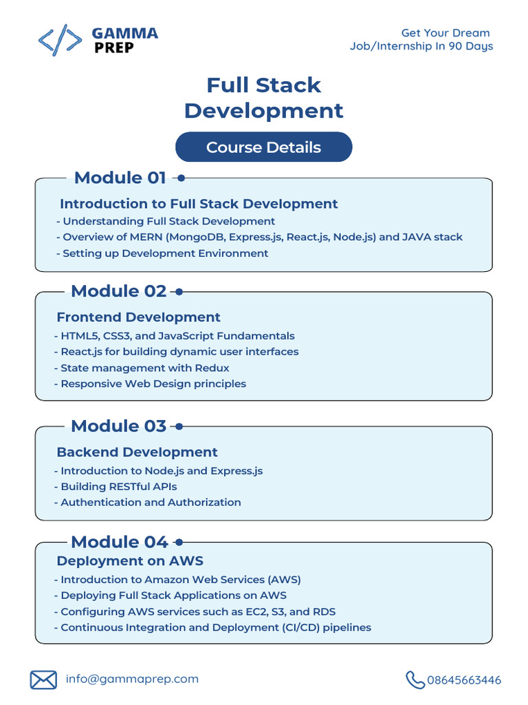 Full_Stack_Development till new syllabus | PDF