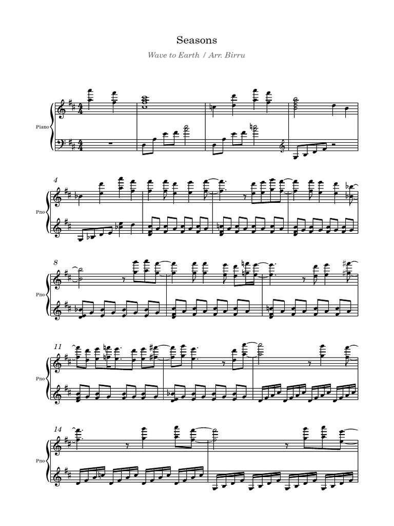 Seasons Wave To Earth | PDF