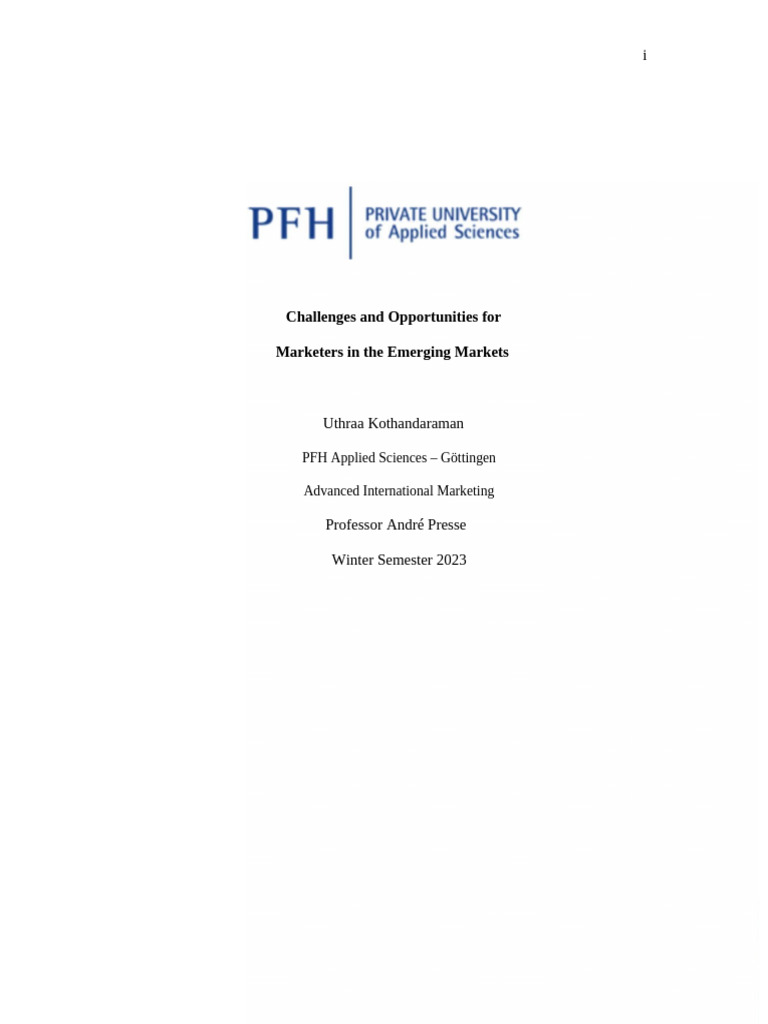 Ipe Uthraa Kothandaraman Wintersemester 2023 | PDF