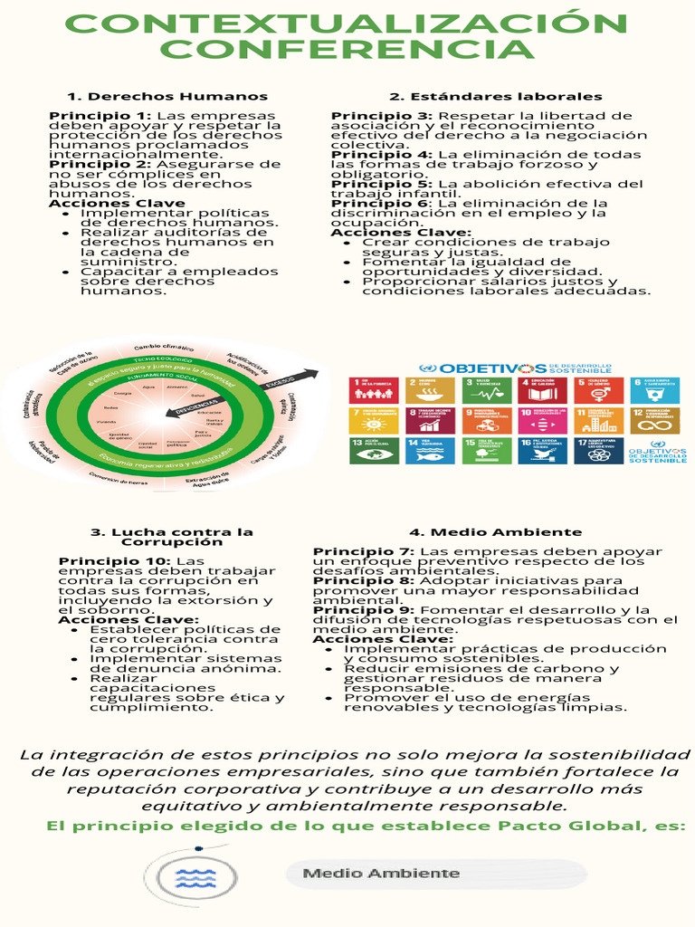 Infografía Objetivos de Desarrollo Sostenible | PDF | Sustentabilidad | Ciencia y matemáticas