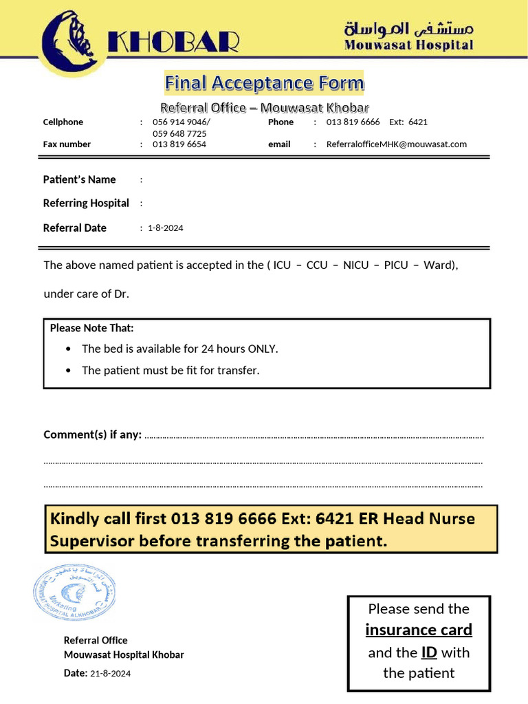 Final Acceptance Form | PDF