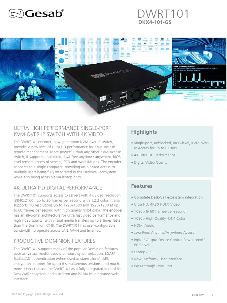 4.03 Sistema KVM - Encoder | PDF