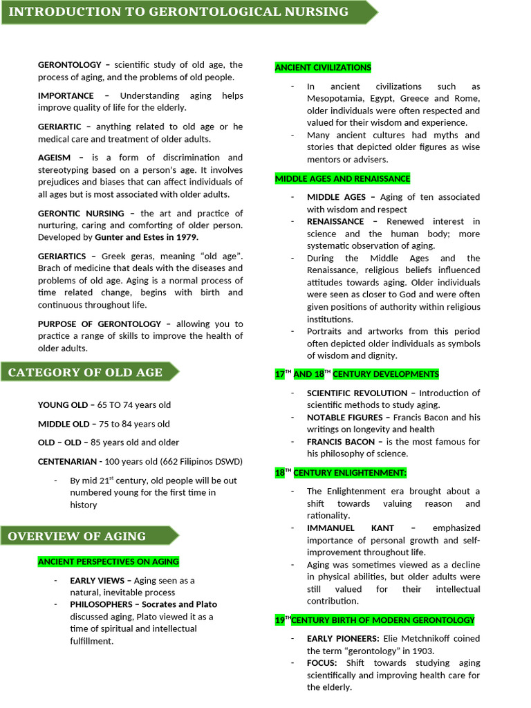 GERONTOLOGY | PDF