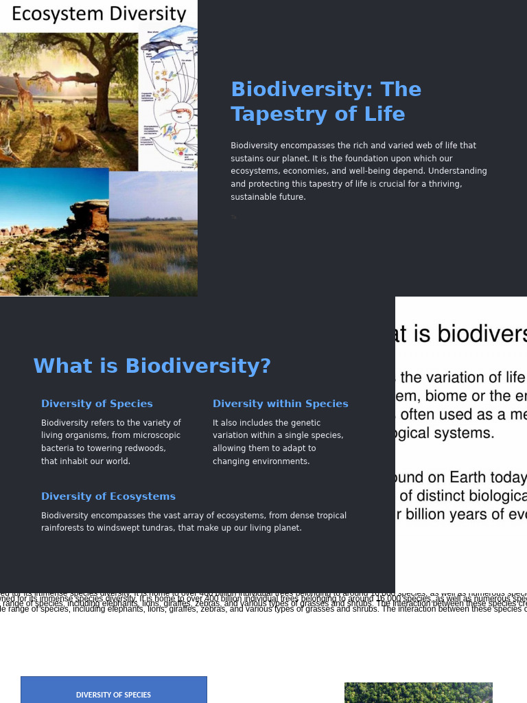 Biodiversity | PDF