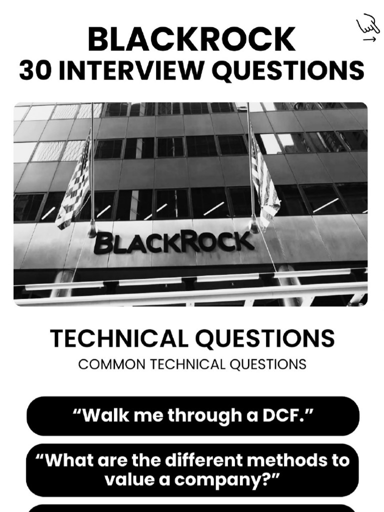 BLACKROCK Interview Questions | PDF