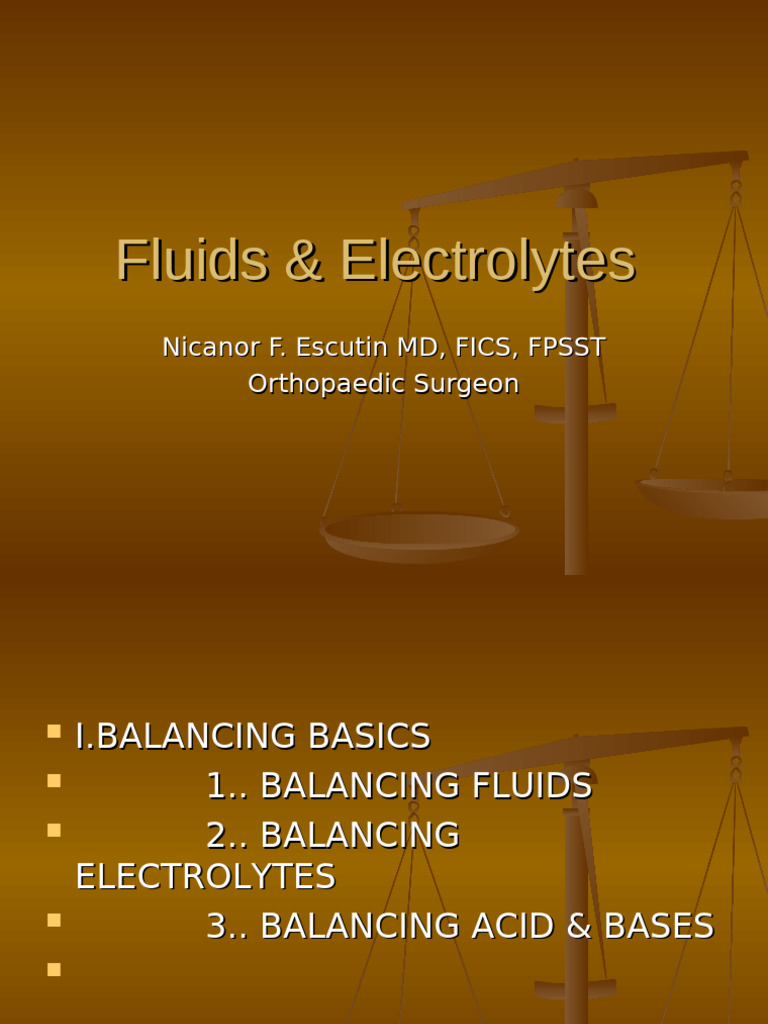 Fluids & Electrolytes | PDF | Physiology