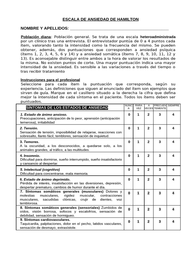 escala_de_ansiedad_de_hamilton (1) | PDF