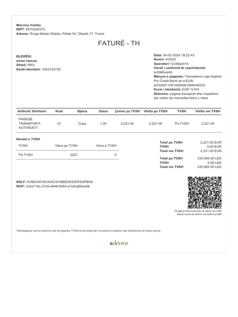 Invoice 4 2024 | PDF