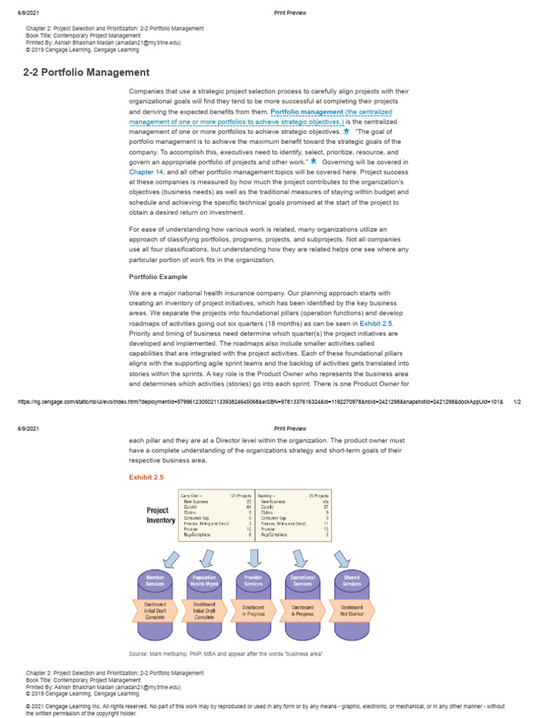 2-2 Portfolio Management | PDF