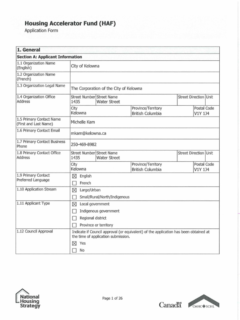 Kelowna HAF Application | PDF | Zoning | Economies