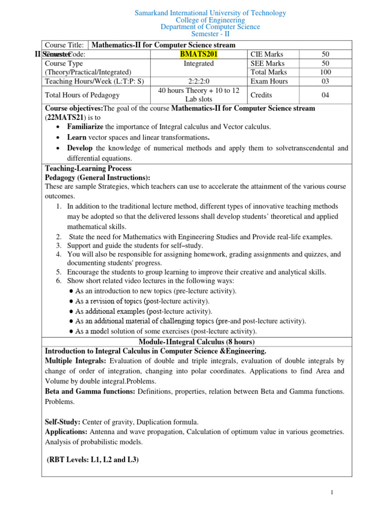 BMATS201 | PDF