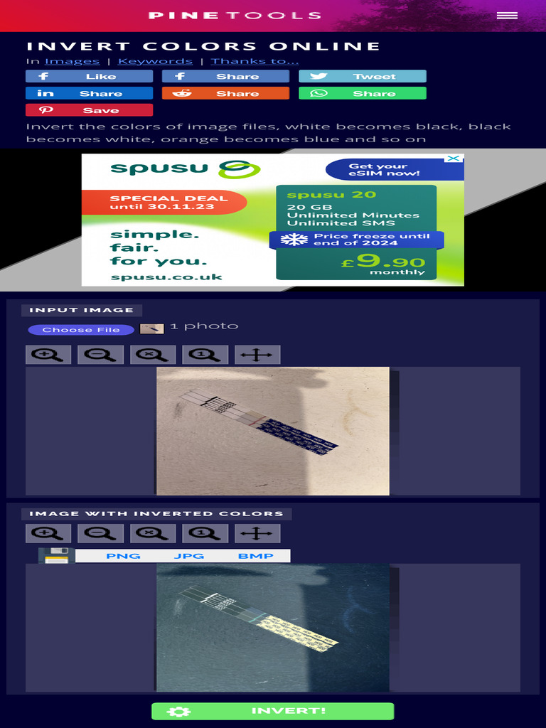 Invert Colors Online | PDF