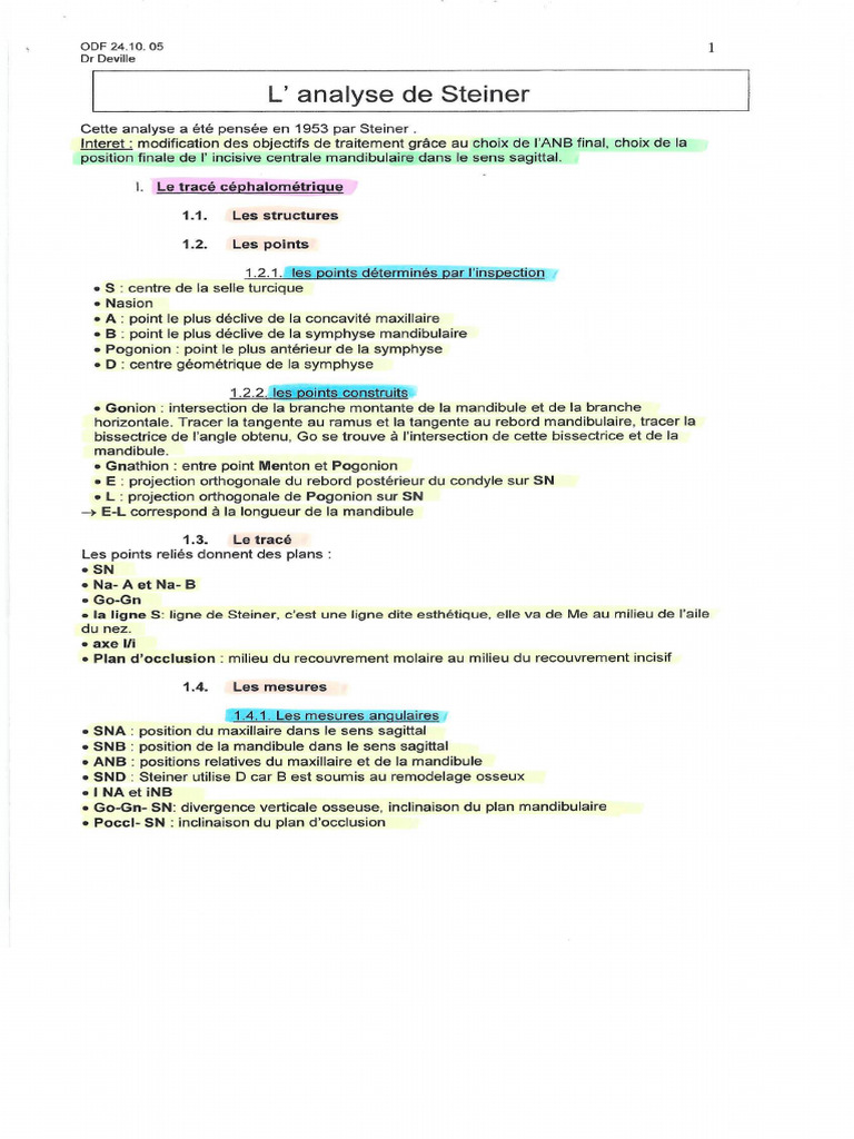 Analyse de Steiner | PDF