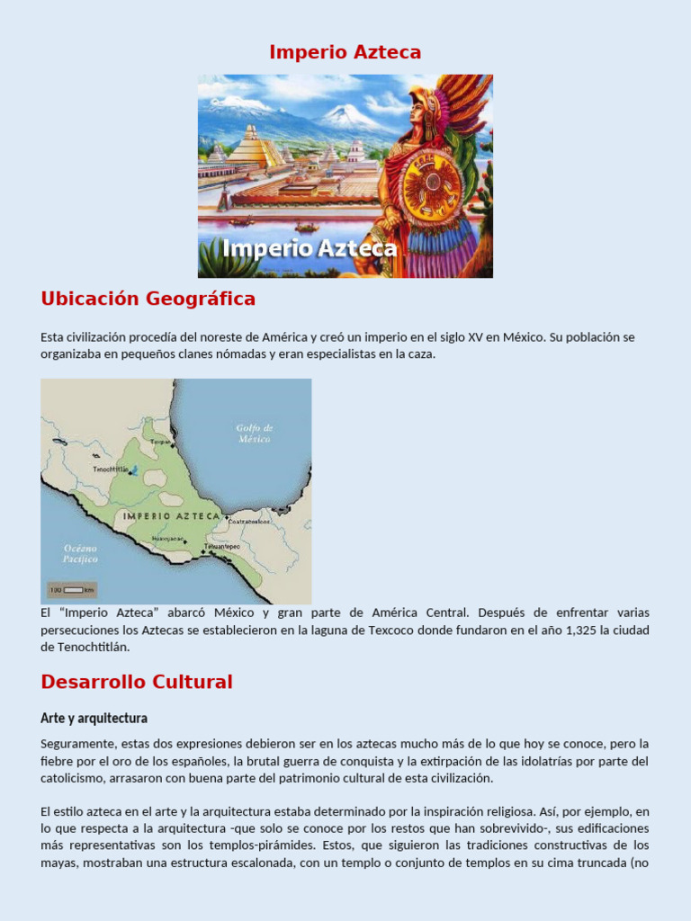 Imperio Azteca | PDF