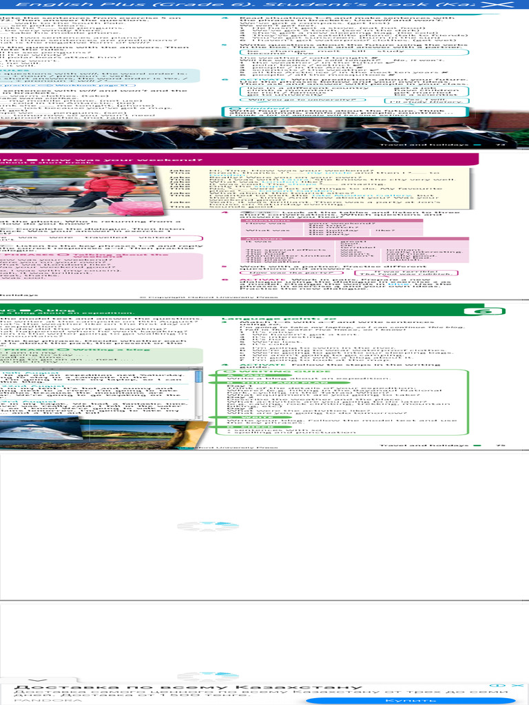 English Plus (Grade 6) - Student's Book (Kazakhstan Edition) Wetz Ben ...