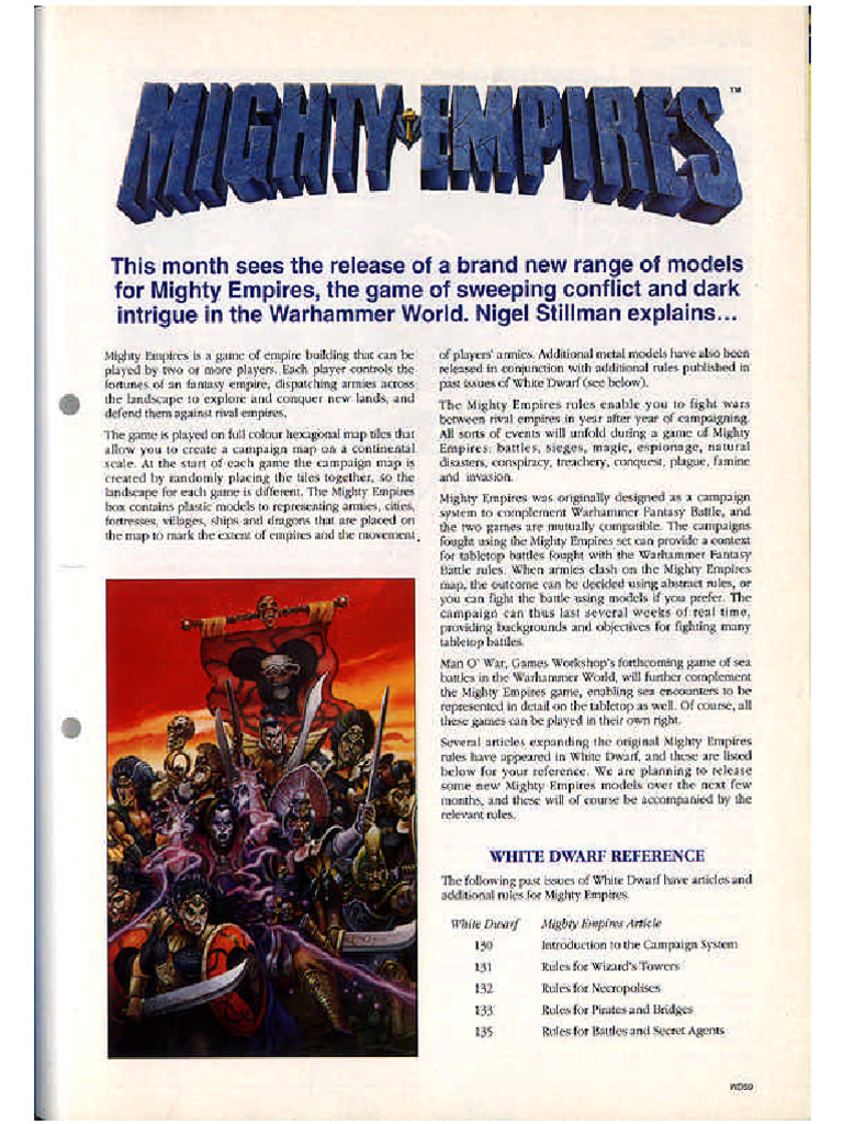 WD 155 - Mighty Empires Expansion pt1 | PDF