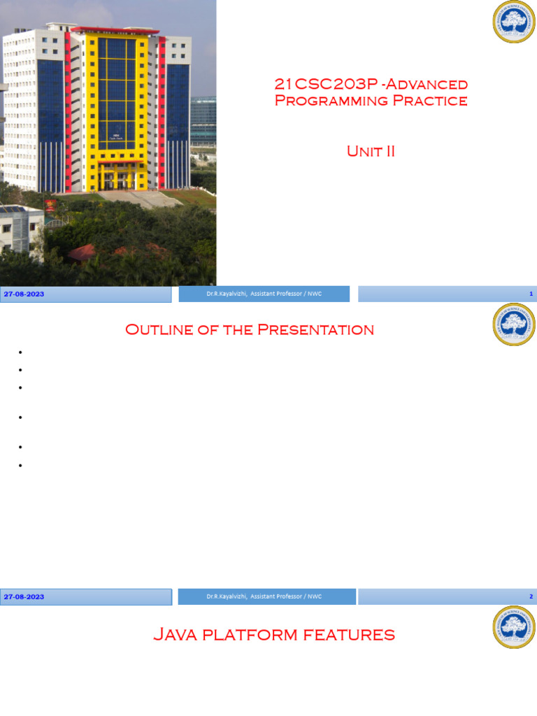 APP Unit 2 | PDF