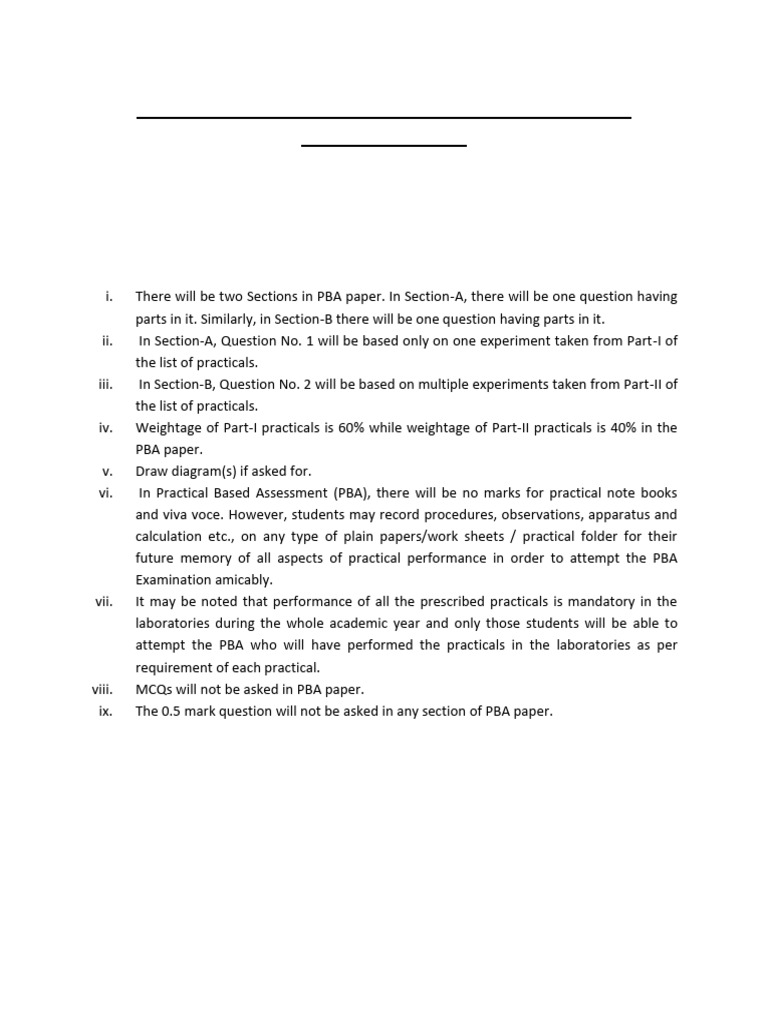 Final Model Quesiton Paper PBA Physics HSSC-II | PDF | Electrical ...