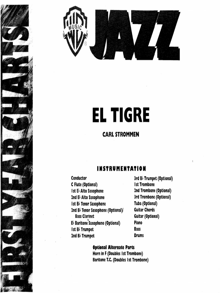 El Tigre - Carl Strommen - 00 - Partitur | PDF