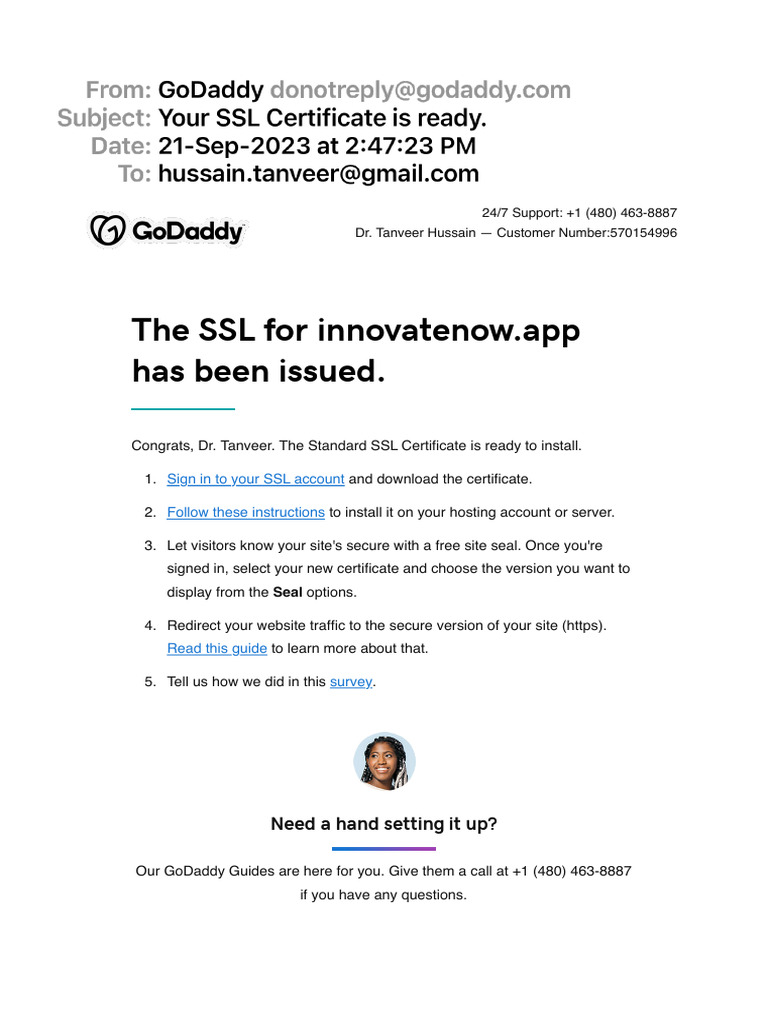 Your SSL Certificate Is Ready | PDF